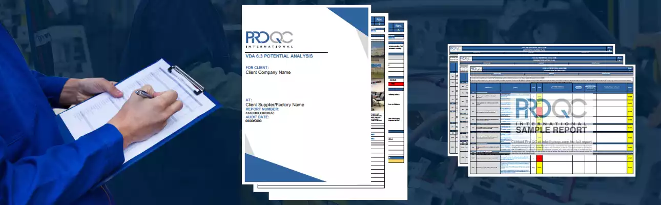 Global VDA 6.3 Process Audit Service, Factory Audit | Pro QC